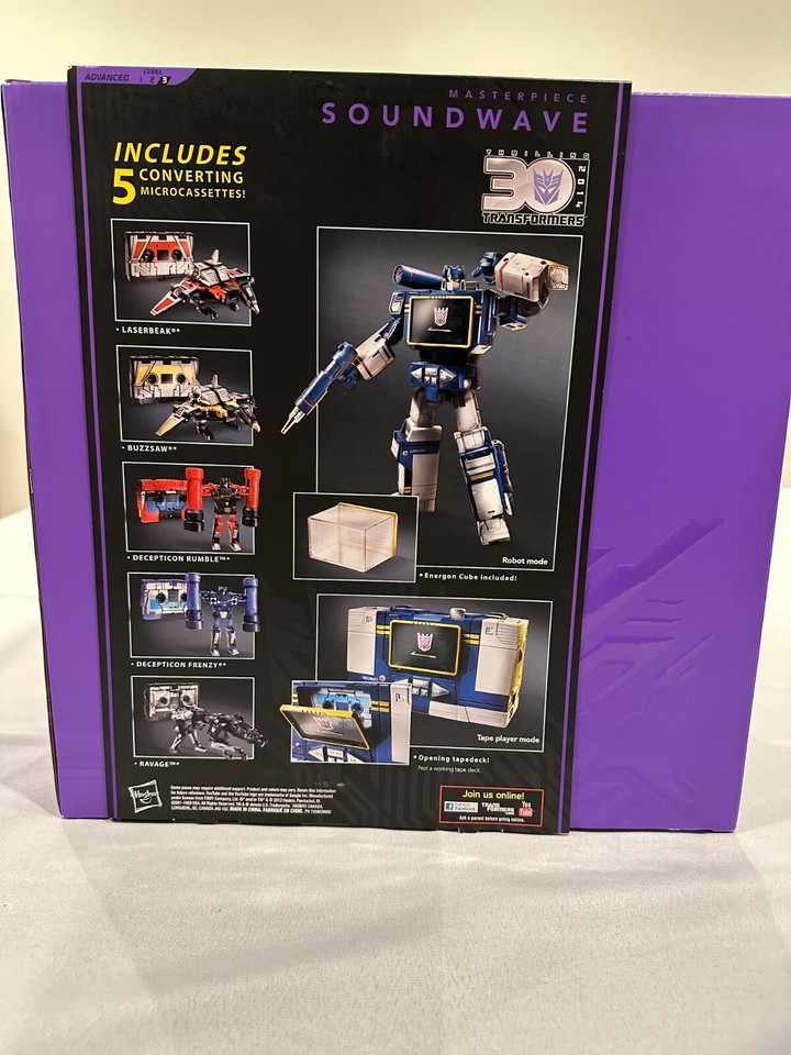 Transformers Masterpiece MP-02 Soundwave TRU Toys R Us Exclusive ...