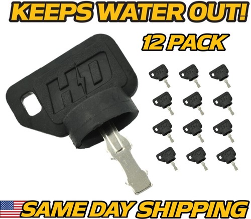 (12 Pack) Ignition Key fits John Deere GY20680, AM153650, AM131946 ...