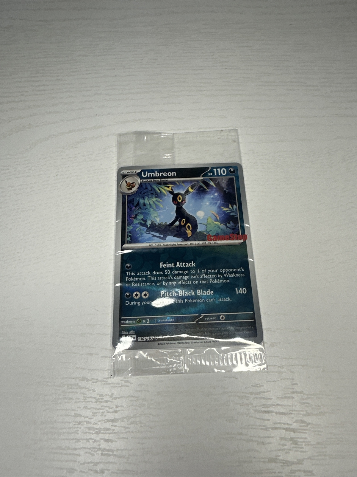 Umbreon 130/197 GameStop Promo Sealed NM/M | eBay