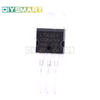 5PCS IC L7912CV L7912 7912 TO-220 Voltage Regulator 12V ST GOOD T28 AU ...