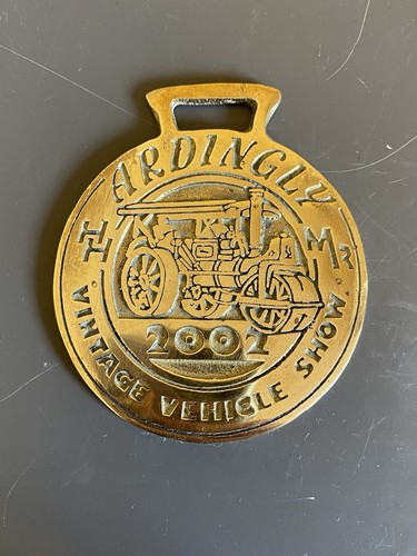 Steam Rally /Vintage Classic Car Motor Vehicle Collectable Brass Plaque ...