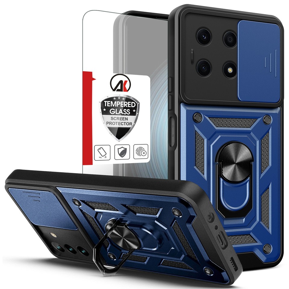 For Honor X6 X6a X6b Shockproof Case Ring Armor Hard Cover Stand ...