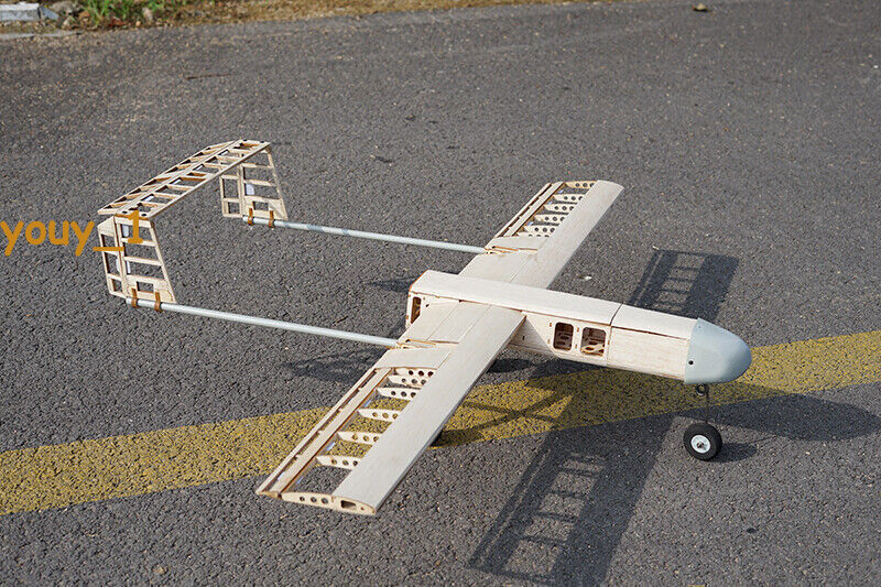 101cm DIY Assemble Viper-7 UAV FPV Wood Plane Airplane Kit Wingspan ...