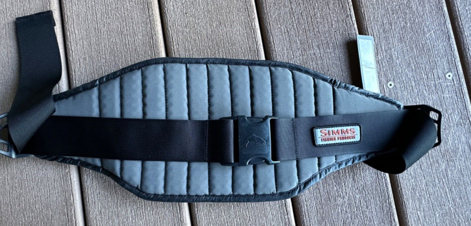NEW Simms Fishing Access Tech Wading Fishing Belt w/ Net Holder