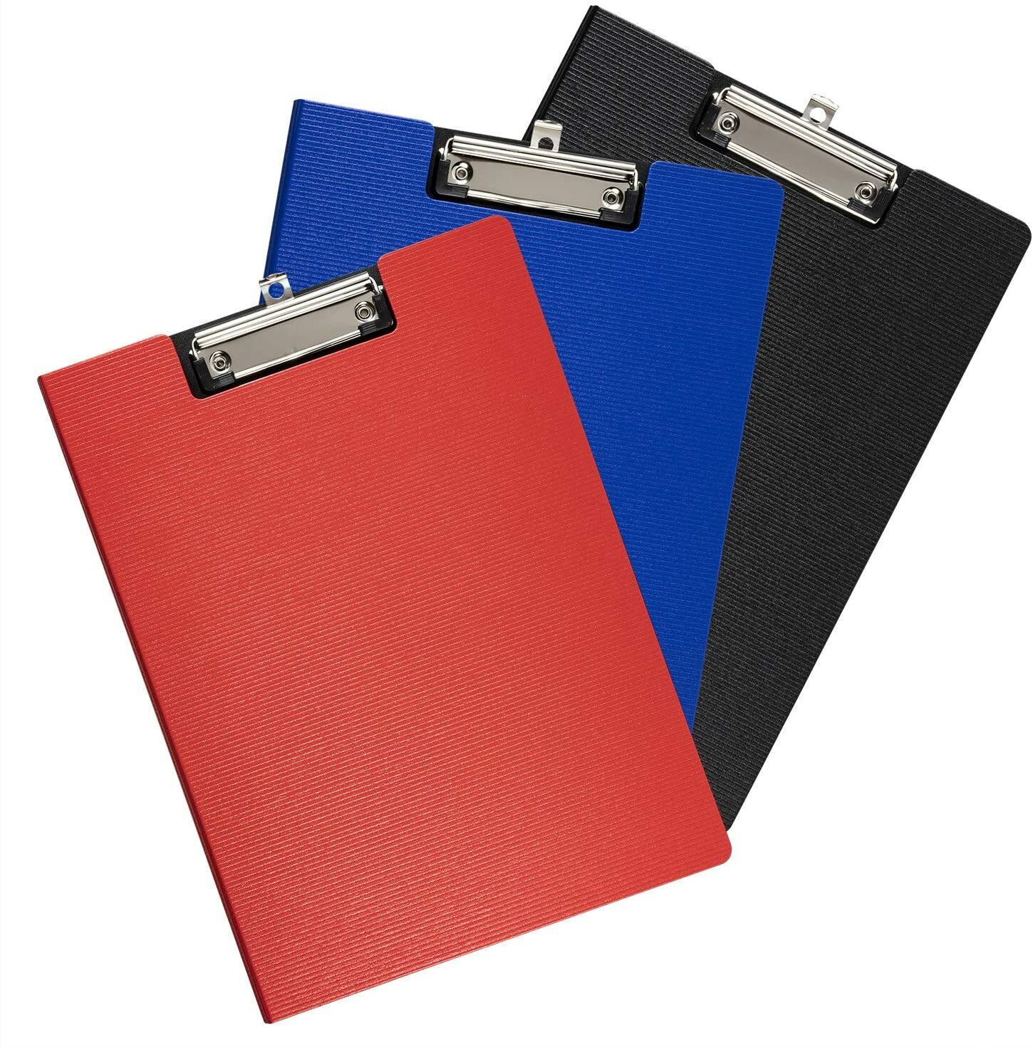 A4 Transparent Clipboard Metal Clip Folder Documents File Assorted ...