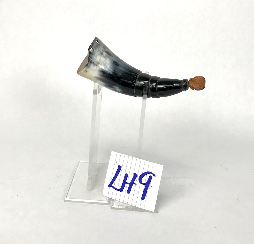 Little Handmade Primitive Powder Horn or Priming Horn - Flintlocks ...