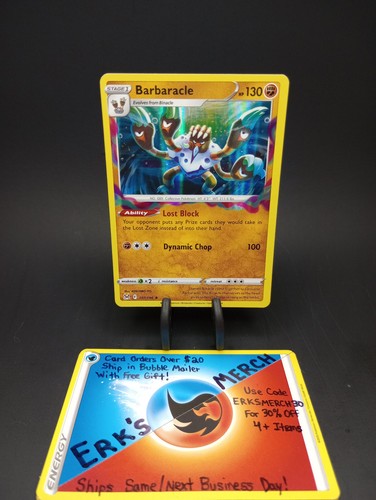 Barbaracle 107/196 Lost Origin Holo Rare Pokemon Card | eBay