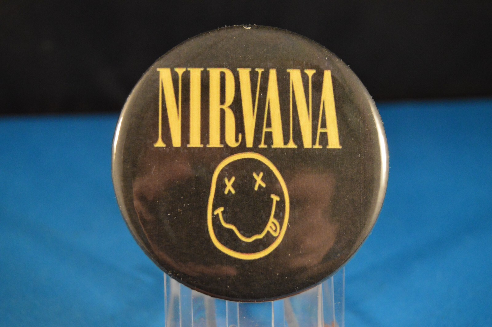 NIRVANA Lot of 3 ("Face") BUTTONS pins badges ROCK grunge MUSIC 2 1/4 ...