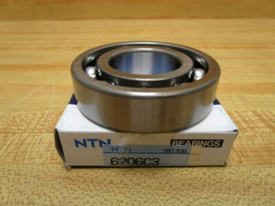 NTN Bearings 6206C3 Deep Groove Ball Bearing | eBay