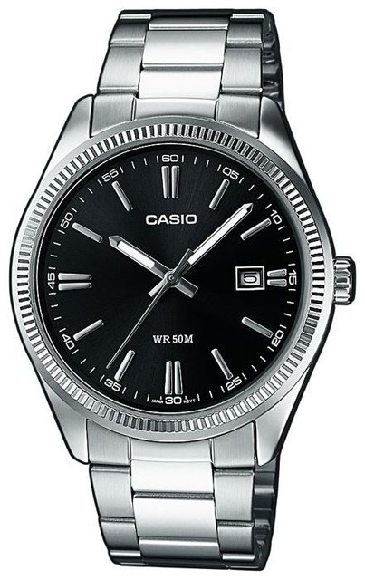 Casio Original Mtp-1302d-1a1 Men Analog Stainless Steel Watch WR 50m ...