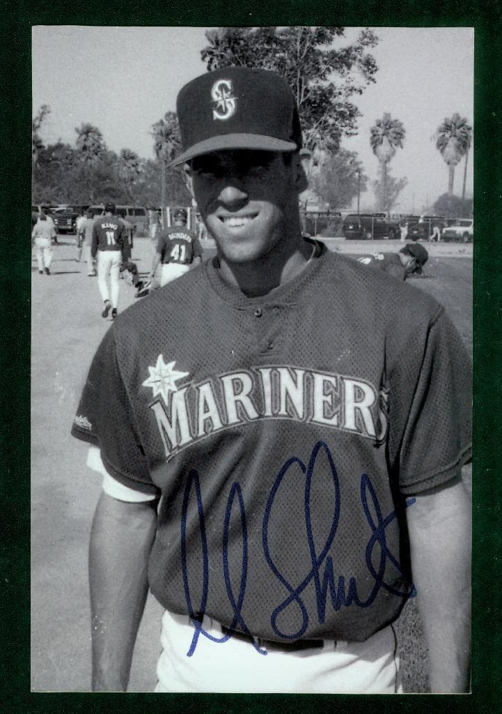 #1180, 4" x 6" Photo Card, Signed-Autographed, Andy Sheets, Mariners | eBay