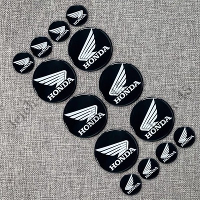 black motorcycle fuel tank emblem decal bike racing badge sticker for ...