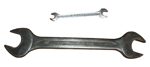 Mercedez Benz Open Ended Spanner Heyco No. 350 + Dowidat Din 895 - Free ...