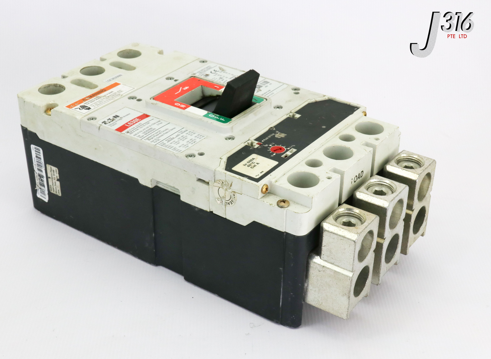 18172 EATON MOLDED CASE CIRCUIT BREAKER 3 POLE 600 AMP, IEC 60947-2 ...