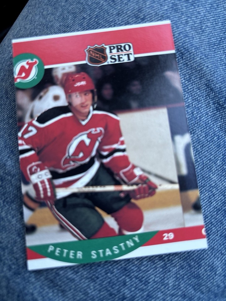1990-91 Pro Set Error Peter Stastny, Patrik Sundstrom #175 (SIDEWAYS ...
