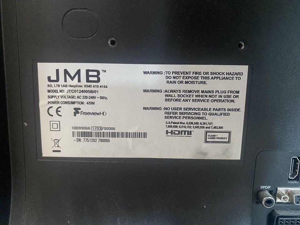 JMB TV 24” | eBay UK
