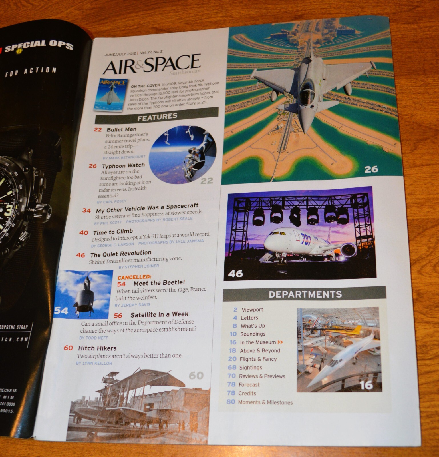 AIR & SPACE SMITHSONIAN MAGAZINE -JUNE/JULY 2012 -EUROFIGHTER TYPHOON ...