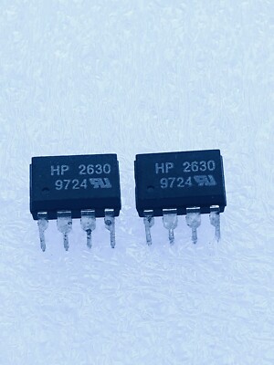 ( 2 Pcs ) New, Original HP HCPL2630 Dual Optocoupler HP2630 , Fast ...