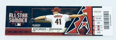 MLB 2011 06/03 Washington Nats at Arizona Diamondbacks Ticket-Joe ...