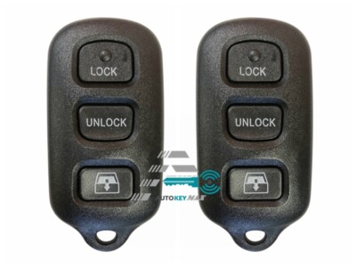 2 For 1999 -2009 Toyota 4 Runner Remote Keyless Entry Key Fob HYQ12BAN ...