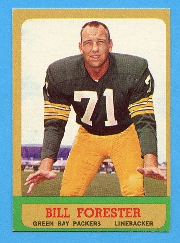 1963 TOPPS # 94 BILL FORESTER GREEN BAY PACKERS EXMT+ FREE SHIPPING | eBay