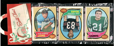 1970 Topps Holiday Football Card Rack Pack Joe Scarpati Phila. Eagles ...