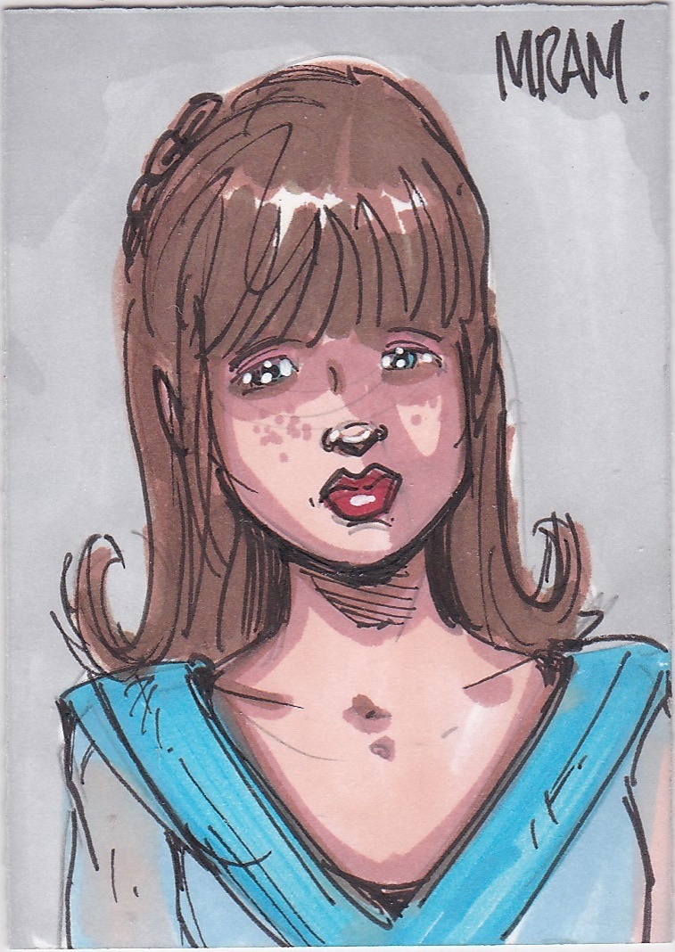 STAR TREK TOS ACEO SKETCH JAMIE FINNEY ALICE RAWLINGS ORIGINAL ART BY ...