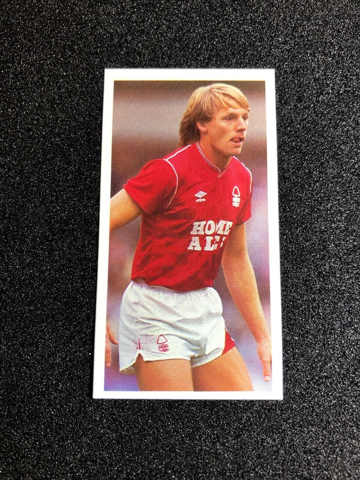 STUART PEARCE early (Nottingham Forrest) Geo. Bassett/ Barratt Football ...