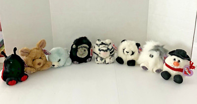 Lot of 8 Puffkins Stuffed Animal Plush Collectible 97,98,00- Dottie ...
