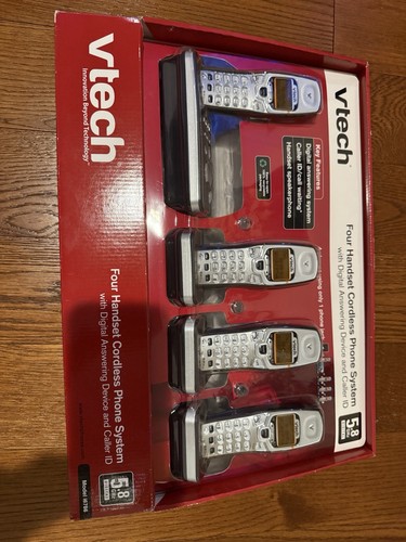VTECH MODEL i6786 FOUR HANDSET CORDLESS PHONE SYSTEM - NEW IN BOX | eBay