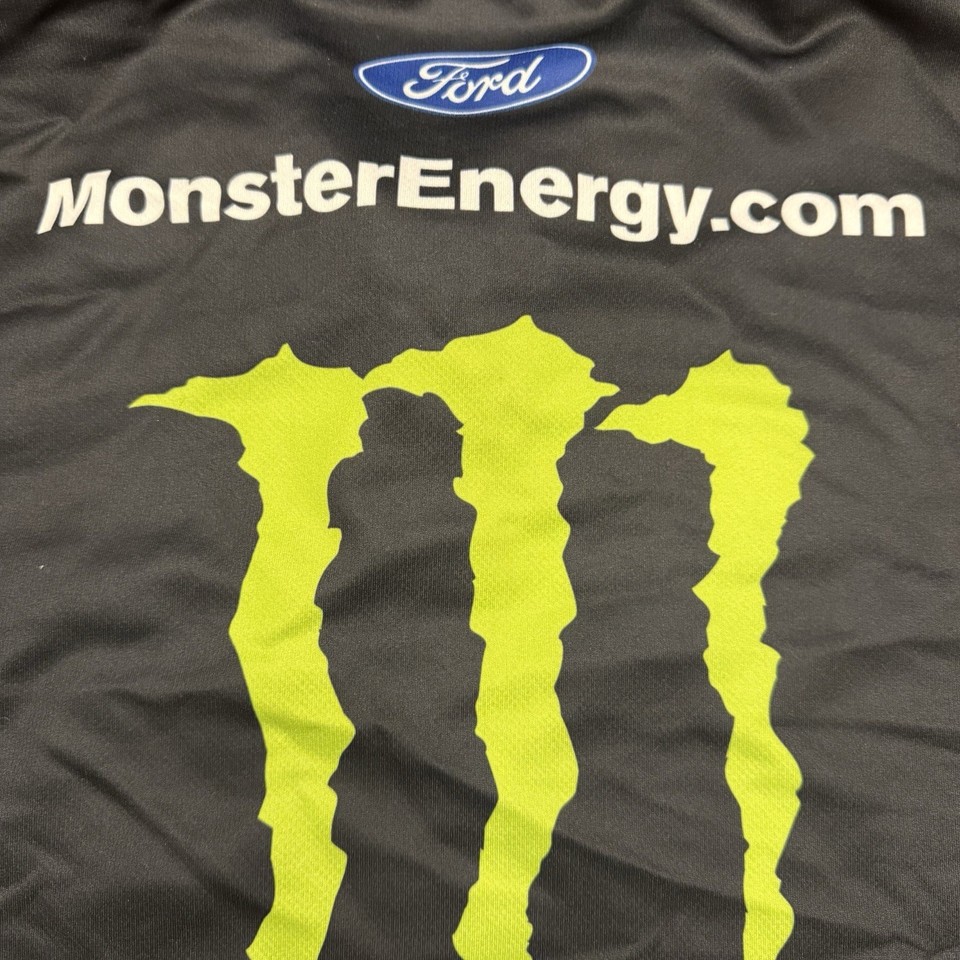 Simpson Stewart-Haas Pit Crew Race Shirt Monster Energy Size Large | eBay