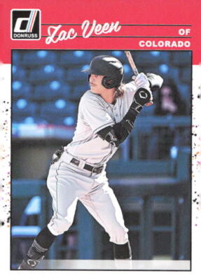 2023 Donruss Baseball Zach Veen #254 Retro 1990 | eBay