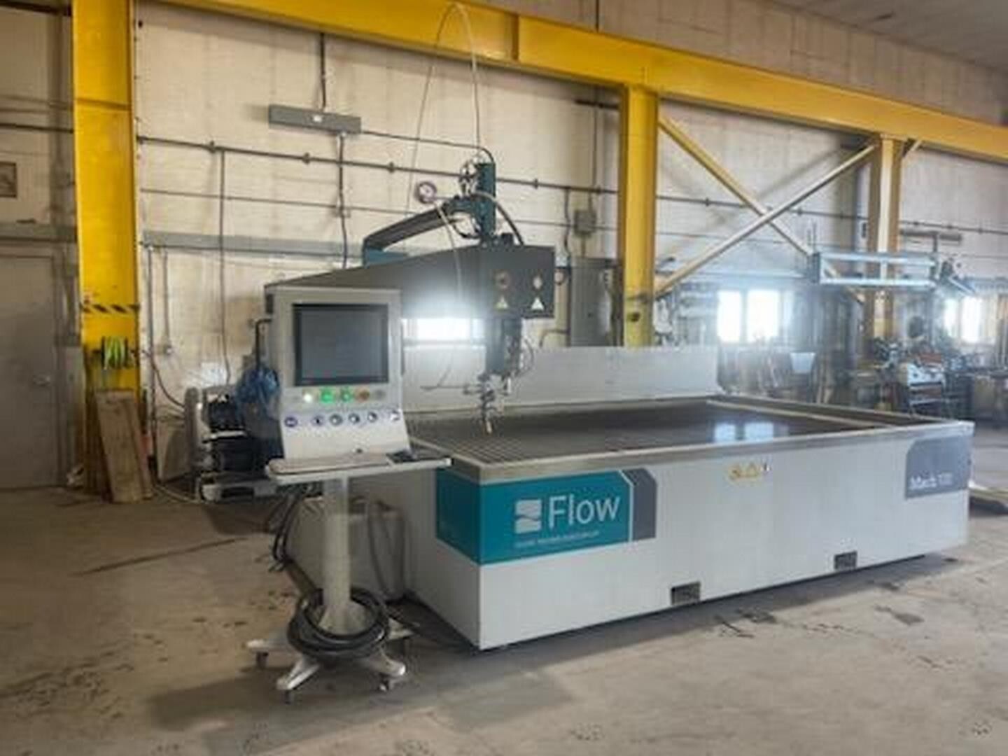 2022 Flow Mach 100 3020 CNC Waterjet Cutting System 6x10 Table Size ...