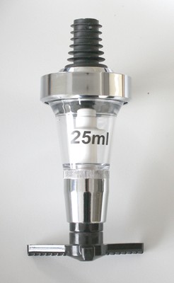 Chrome Drink Dispenser Bottle Optic Spirit Measure Bar Optics GS 25, 35 ...