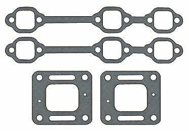 Exhaust Gasket manifold mercruiser 4.3 L riser block v6 elbow kit set ...