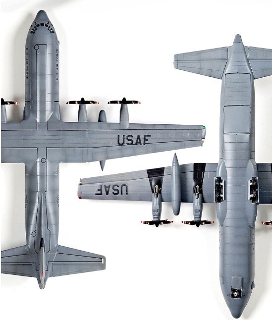 Academy 1/144 C-130J-30 Super Hercules aircraft Plastic Model Kit ...