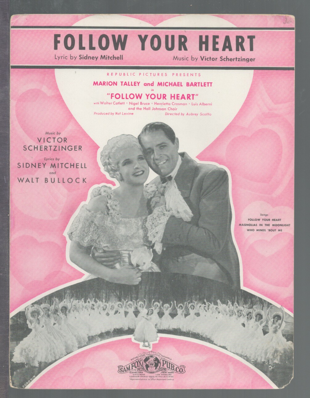 Follow Your Heart 1936 Marion Talley Michael Bartlett Movie Vintage