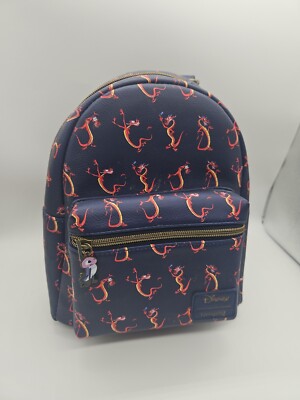 Loungefly Mini Backpack Disney Mulan Mushu Navy Blue | eBay
