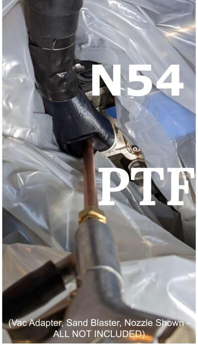 BMW N54 N55 N20 Intake Port Vacuum Adapter Carbon Walnut Blasting Valve ...