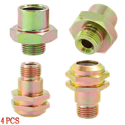 For Car Aluminum Radiator Transmission Oil Cooler Connector Adapter 4x5 ...