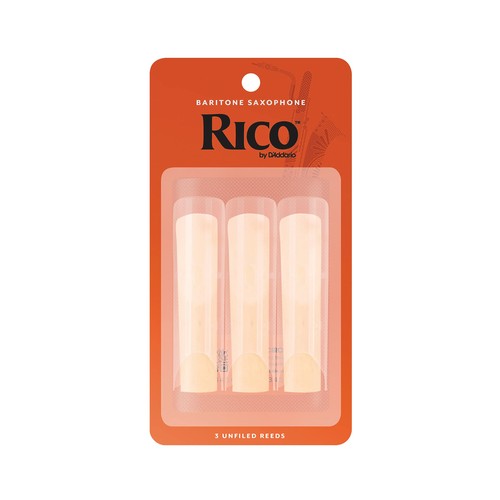 D Addario Rico Bari Sax Reeds 3 Pack Natural Uncolored For Beginners ...