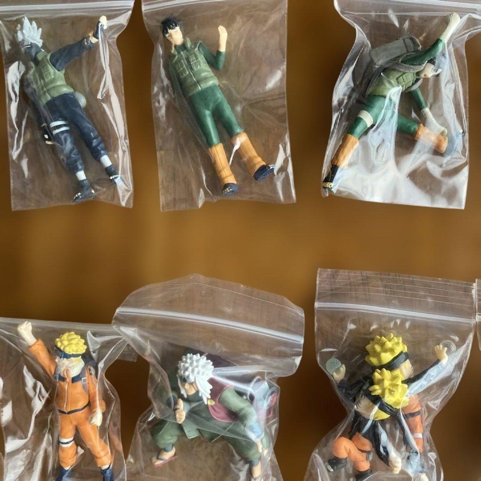 46pcs Naruto Figures & Keychains Set - Anime Collectibles | eBay