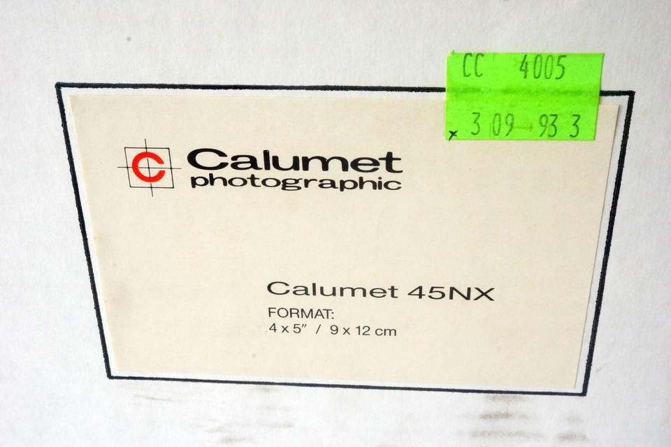 CALUMET/CAMBO 4X5 45NX VIEW CAMERA Schneider Symmar-S 210 f/5.6 Lens ...