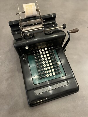 Burroughs Adding Machine Calculator - Model 3 Works from 1904-1906 ...