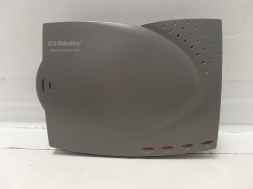 U.S. Robotics USR5633A 56K Fax Modem USB Model 5633 External Working No ...