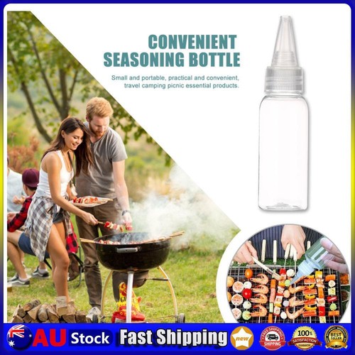 AU Oil Seasoning Storage Bottle Clear Refillable for Camping (Sharp ...