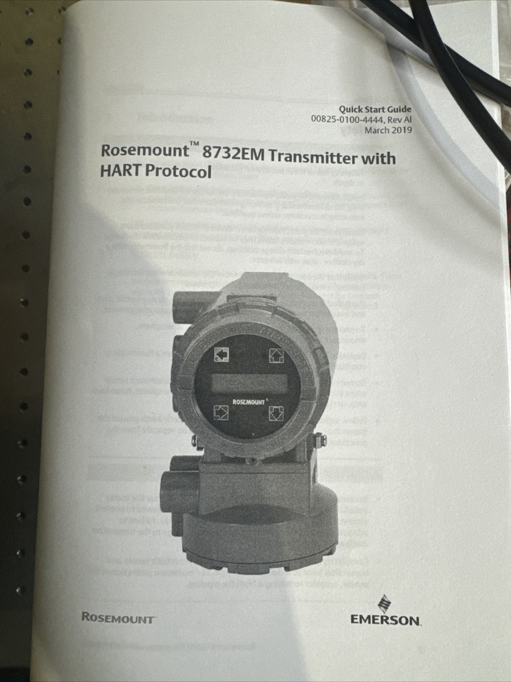 ROSEMOUNT 8732EM TRANSMITTER , 8732EMT2A1N5M4 | eBay
