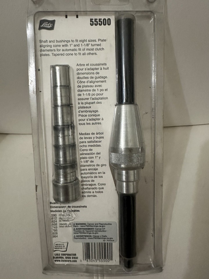 Clutch Alignment Tool Lisle 55500 | eBay