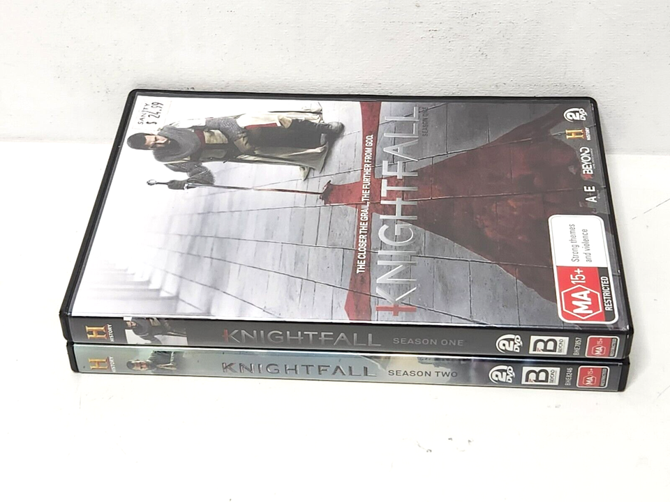 Knightfall - Complete Season 1 & 2 (DVD, 4 Discs) Set Series History | eBay