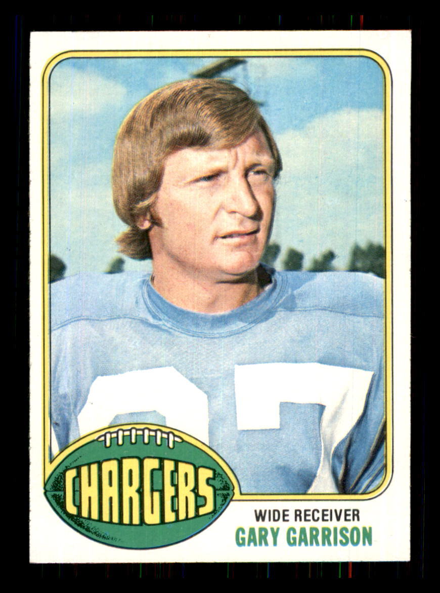 1976 Football Topps Gary Garrison San Diego Chargers #95 1 | eBay